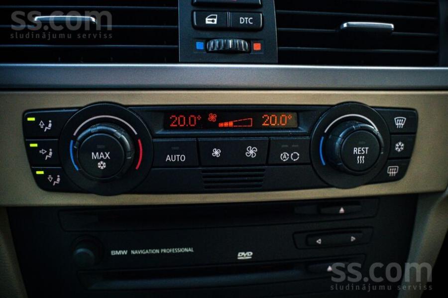 Black BMW 330 2005 in Riga, with an engine capacity of 3.00 L and mileage of 0 thousand km for 3590 €, photo 15 on AUTOMOTO.COM.LV