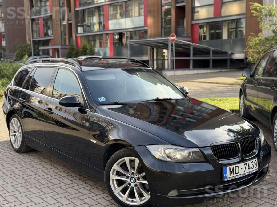 Black BMW 330 2006 in Riga, with an engine capacity of 3.00 L and mileage of 0 thousand km for 4190 €, photo 1 on AUTOMOTO.COM.LV