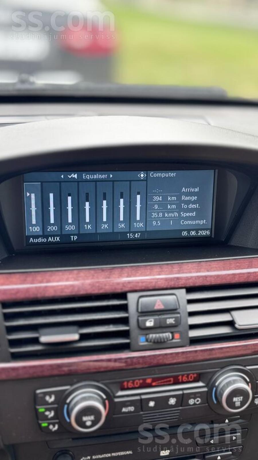 Черный БМВ 330 2006 в Вентспилс, объемом двигателя 3.00 л и пробегом 290 тыс. км за 5300 €, фото 14 на AUTOMOTO.COM.LV