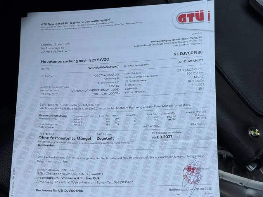 Черный БМВ 330 2006 в Юрмала, объемом двигателя 3.00 л и пробегом 327 тыс. км за 5190 €, фото 30 на AUTOMOTO.COM.LV