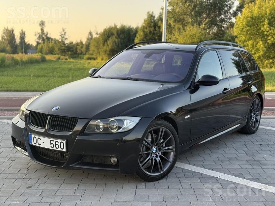 Black BMW 330 2006 in Jelgava, with an engine capacity of 3.00 L and mileage of 323 thousand km for 5990 €, photo 1 on AUTOMOTO.COM.LV