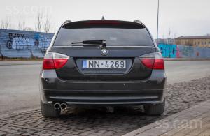 Black BMW 330 2006 in Riga, with an engine capacity of 3.00 L and mileage of 442 thousand km for 2850 €, photo 5 on AUTOMOTO.COM.LV