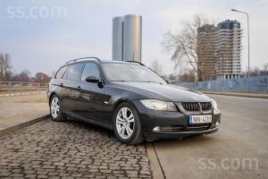 Black BMW 330 2006 in Riga, with an engine capacity of 3.00 L and mileage of 442 thousand km for 2850 €, photo 8 on AUTOMOTO.COM.LV