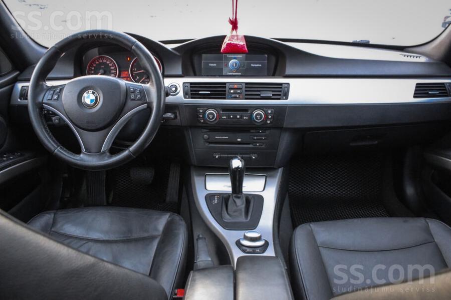 Black BMW 330 2006 in Riga, with an engine capacity of 3.00 L and mileage of 442 thousand km for 2850 €, photo 14 on AUTOMOTO.COM.LV