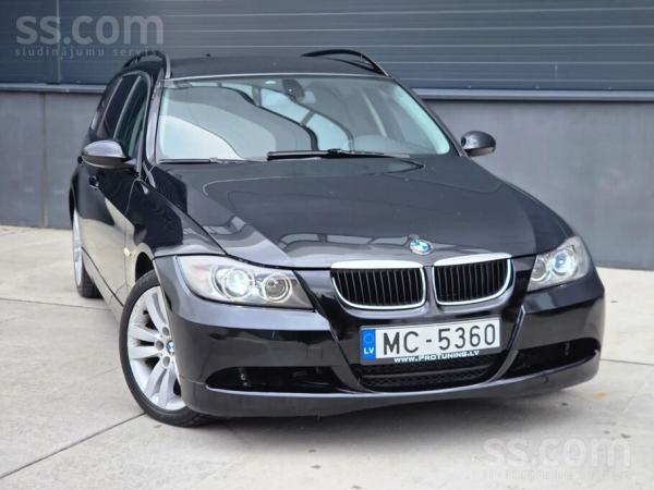 Black BMW 330 2007 in Riga, with an engine capacity of 3.00 L and mileage of 318 thousand km for 4600 €, photo 1 on AUTOMOTO.COM.LV
