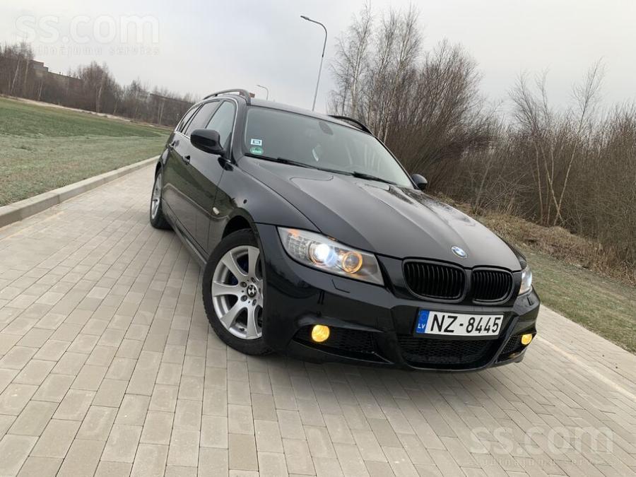 Black BMW 330 2009 in Riga, with an engine capacity of 3.00 L and mileage of 267 thousand km for 6350 €, photo 1 on AUTOMOTO.COM.LV