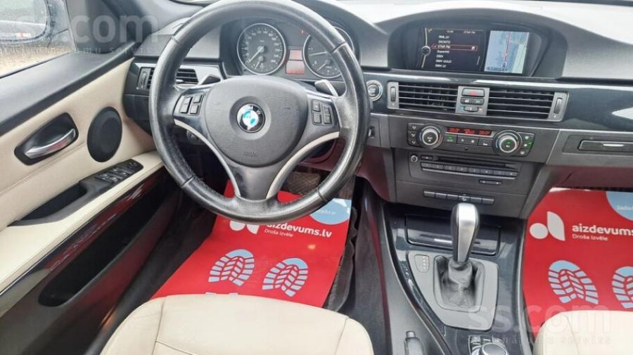 Melns BMW 330 2010 Rīga, ar dzinēja tilpumu 3.00 L un nobraukumu 294 tūkst. km par 5490 €, foto 12 vietnē AUTOMOTO.COM.LV