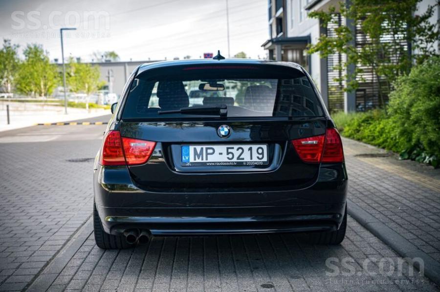 Black BMW 330 2011 in Riga, with an engine capacity of 3.00 L and mileage of 0 thousand km for 4990 €, photo 5 on AUTOMOTO.COM.LV