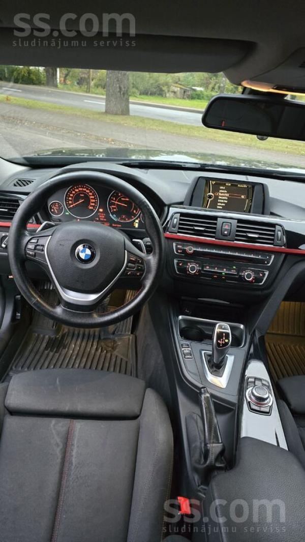 Black BMW 330 2012 in Riga, with an engine capacity of 3.00 L and mileage of 292 thousand km for 8800 €, photo 6 on AUTOMOTO.COM.LV