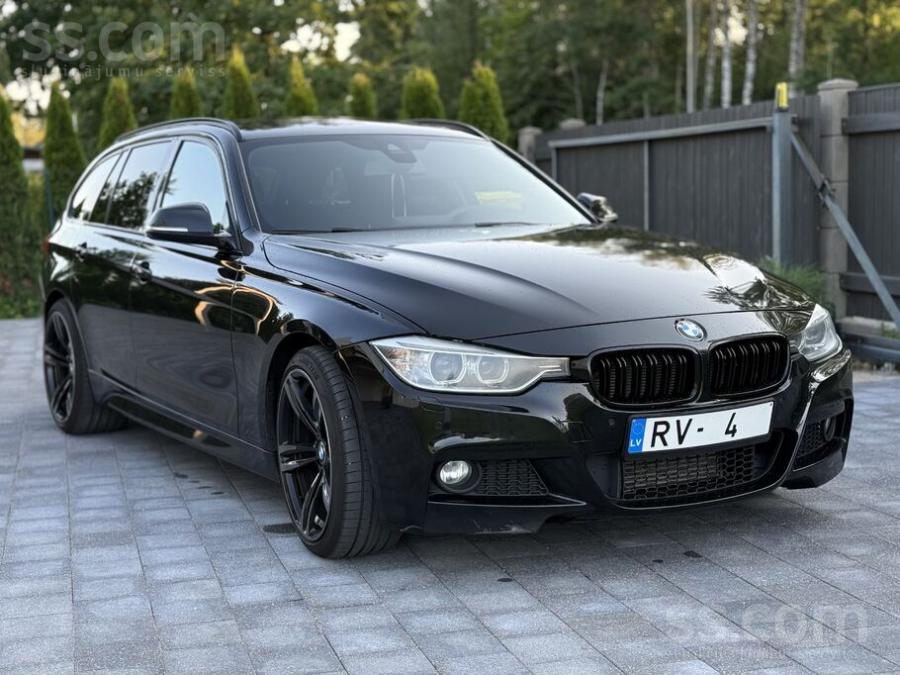 Black BMW 330 2012 in Riga, with an engine capacity of 3.00 L and mileage of 317 thousand km for 10900 €, photo 5 on AUTOMOTO.COM.LV