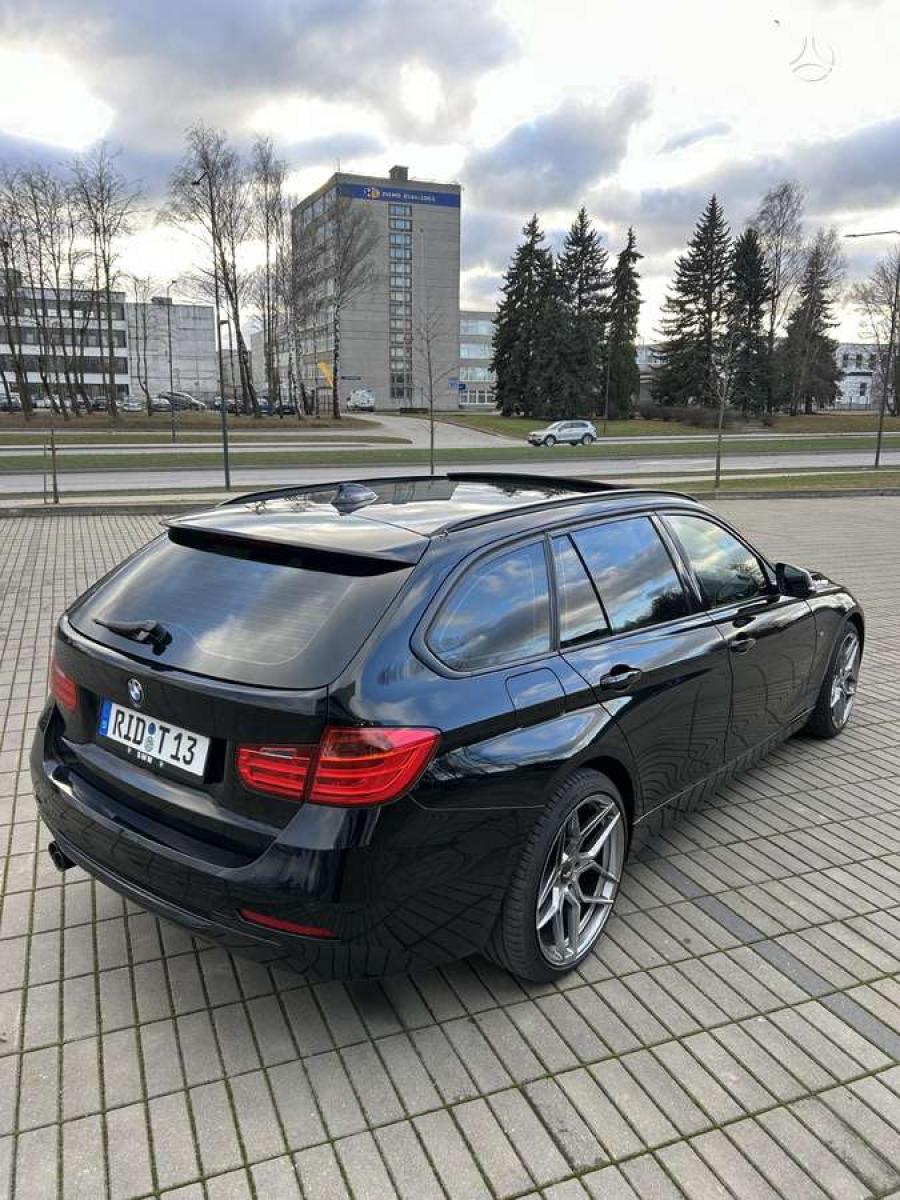 Black BMW 330 2013 in Kaunas, with an engine capacity of 2.99 L and mileage of 273 thousand km for 9690 €, photo 6 on AUTOMOTO.COM.LV