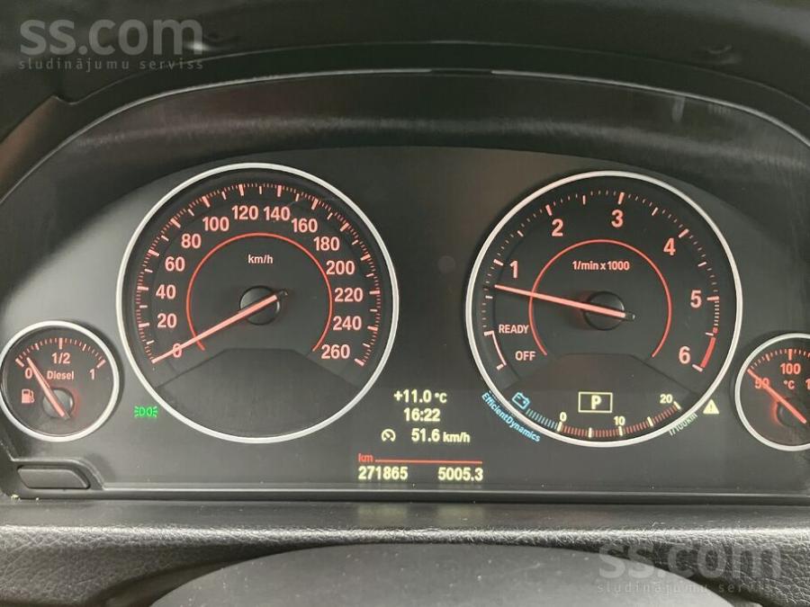 Melns BMW 330 2013 Talsi, ar dzinēja tilpumu 3.00 L un nobraukumu 272 tūkst. km par 12500 €, foto 10 vietnē AUTOMOTO.COM.LV