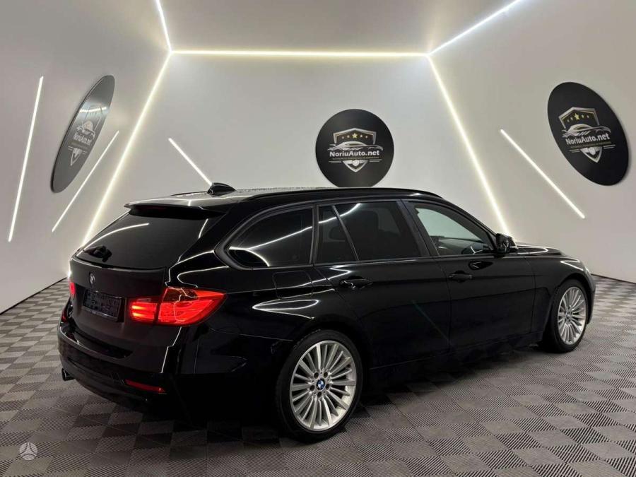 Black BMW 330 2013 in Marijampole, with an engine capacity of 2.99 L and mileage of 257 thousand km for 10999 €, photo 7 on AUTOMOTO.COM.LV