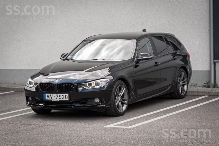 Black BMW 330 2013 in Riga, with an engine capacity of 3.00 L and mileage of 377 thousand km for 9250 €, photo 1 on AUTOMOTO.COM.LV