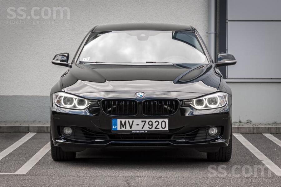 Black BMW 330 2013 in Riga, with an engine capacity of 3.00 L and mileage of 377 thousand km for 9250 €, photo 3 on AUTOMOTO.COM.LV