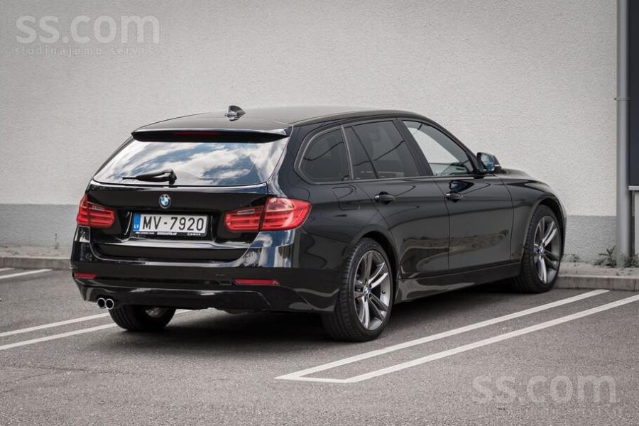 Black BMW 330 2013 in Riga, with an engine capacity of 3.00 L and mileage of 377 thousand km for 9250 €, photo 5 on AUTOMOTO.COM.LV