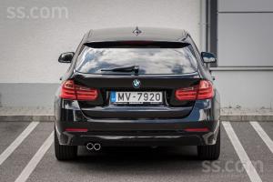 Black BMW 330 2013 in Riga, with an engine capacity of 3.00 L and mileage of 377 thousand km for 9250 €, photo 6 on AUTOMOTO.COM.LV