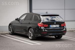 Black BMW 330 2013 in Riga, with an engine capacity of 3.00 L and mileage of 377 thousand km for 9250 €, photo 7 on AUTOMOTO.COM.LV