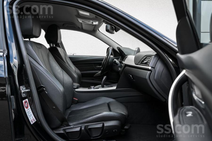 Black BMW 330 2013 in Riga, with an engine capacity of 3.00 L and mileage of 377 thousand km for 9250 €, photo 11 on AUTOMOTO.COM.LV