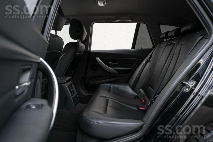 Black BMW 330 2013 in Riga, with an engine capacity of 3.00 L and mileage of 377 thousand km for 9250 €, photo 12 on AUTOMOTO.COM.LV