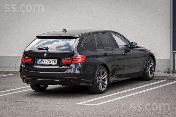 Black BMW 330 2013 in Riga, with an engine capacity of 3.00 L and mileage of 377 thousand km for 9250 €, photo 5 on AUTOMOTO.COM.LV