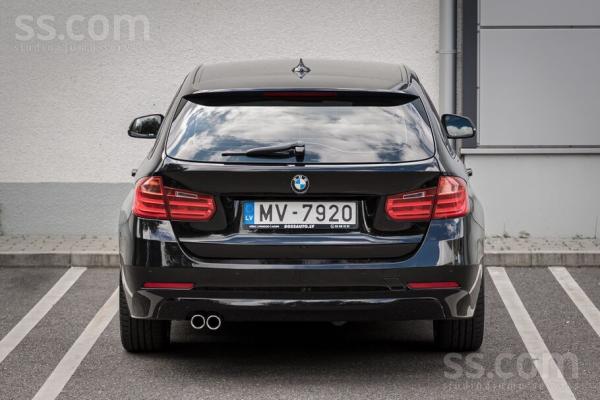 Black BMW 330 2013 in Riga, with an engine capacity of 3.00 L and mileage of 377 thousand km for 9250 €, photo 6 on AUTOMOTO.COM.LV