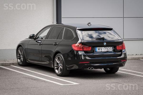 Black BMW 330 2013 in Riga, with an engine capacity of 3.00 L and mileage of 377 thousand km for 9250 €, photo 7 on AUTOMOTO.COM.LV