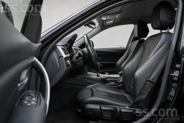 Black BMW 330 2013 in Riga, with an engine capacity of 3.00 L and mileage of 377 thousand km for 9250 €, photo 10 on AUTOMOTO.COM.LV