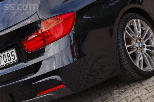 Black BMW 330 2013 in Riga, with an engine capacity of 3.00 L and mileage of 316 thousand km for 9995 €, photo 9 on AUTOMOTO.COM.LV