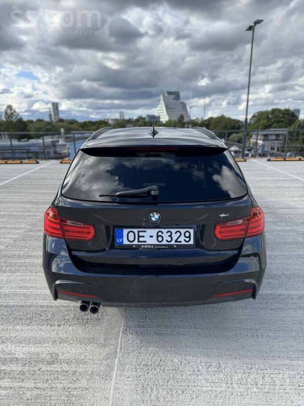 Black BMW 330 2014 in Riga, with an engine capacity of 3.00 L and mileage of 309 thousand km for 13300 €, photo 7 on AUTOMOTO.COM.LV