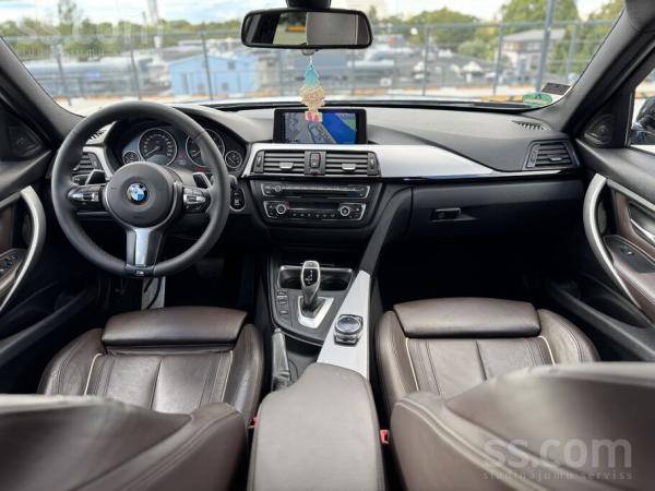 Black BMW 330 2014 in Riga, with an engine capacity of 3.00 L and mileage of 309 thousand km for 13300 €, photo 8 on AUTOMOTO.COM.LV