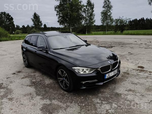 Black BMW 330 2014 in Valmiera, with an engine capacity of 3.00 L and mileage of 346 thousand km for 12500 €, photo 1 on AUTOMOTO.COM.LV