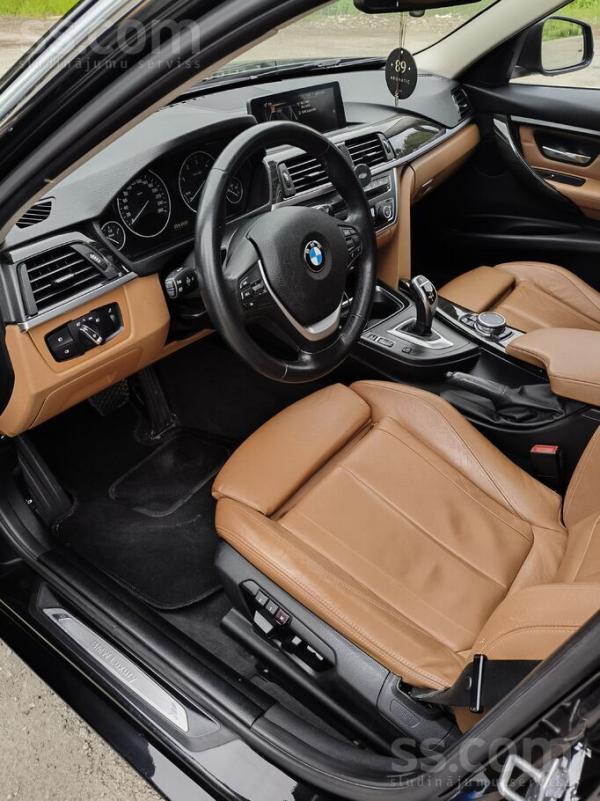 Black BMW 330 2014 in Valmiera, with an engine capacity of 3.00 L and mileage of 346 thousand km for 12500 €, photo 6 on AUTOMOTO.COM.LV