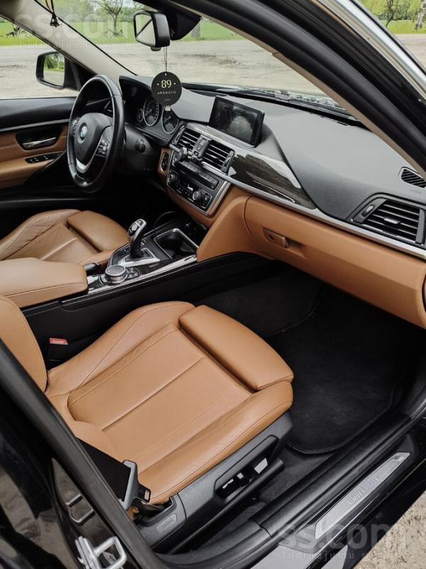 Black BMW 330 2014 in Valmiera, with an engine capacity of 3.00 L and mileage of 346 thousand km for 12500 €, photo 7 on AUTOMOTO.COM.LV