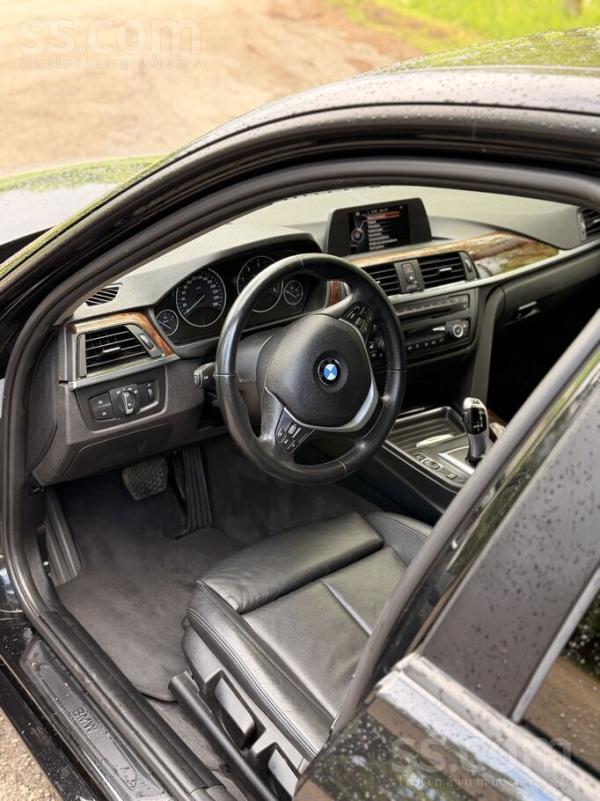 Black BMW 330 2014 in Aizkraukle, with an engine capacity of 3.00 L and mileage of 230 thousand km for 10000 €, photo 7 on AUTOMOTO.COM.LV