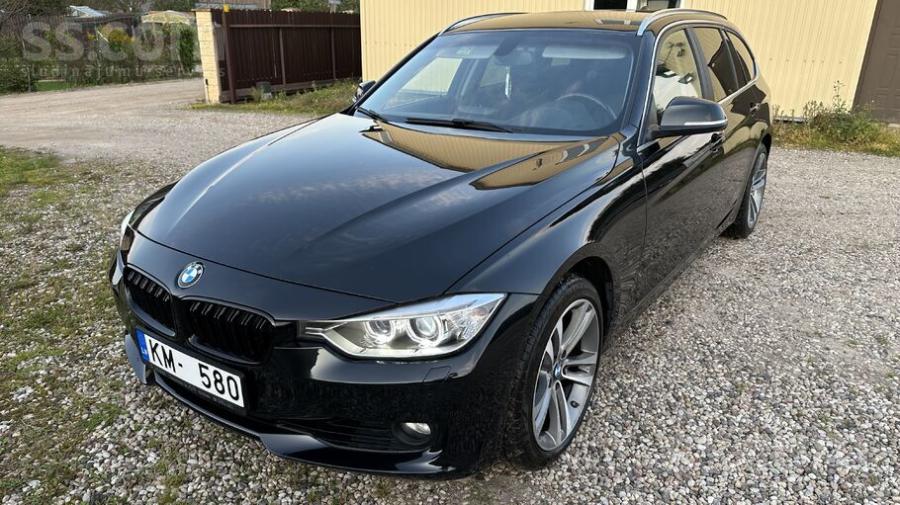 Black BMW 330 2014 in Rezekne, with an engine capacity of 3.00 L and mileage of 220 thousand km for 9750 €, photo 1 on AUTOMOTO.COM.LV