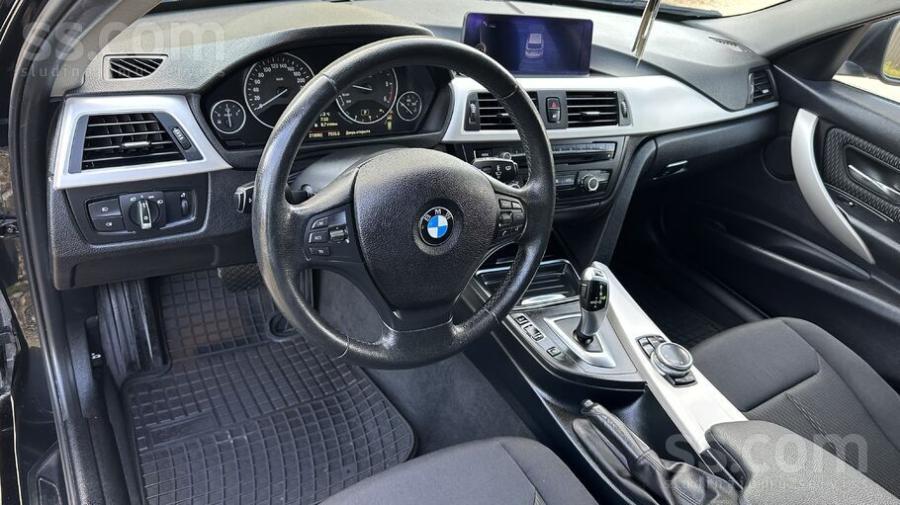 Black BMW 330 2014 in Rezekne, with an engine capacity of 3.00 L and mileage of 220 thousand km for 9750 €, photo 9 on AUTOMOTO.COM.LV