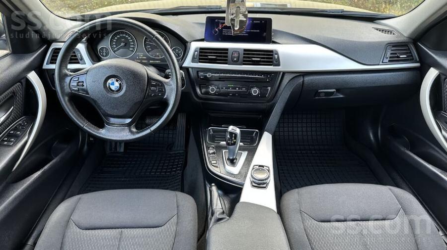 Black BMW 330 2014 in Rezekne, with an engine capacity of 3.00 L and mileage of 220 thousand km for 9750 €, photo 10 on AUTOMOTO.COM.LV