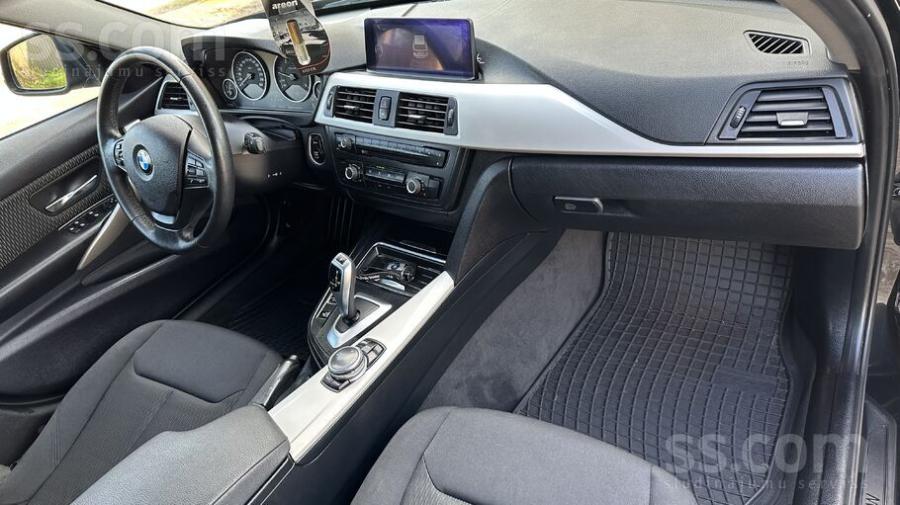 Black BMW 330 2014 in Rezekne, with an engine capacity of 3.00 L and mileage of 220 thousand km for 9750 €, photo 11 on AUTOMOTO.COM.LV