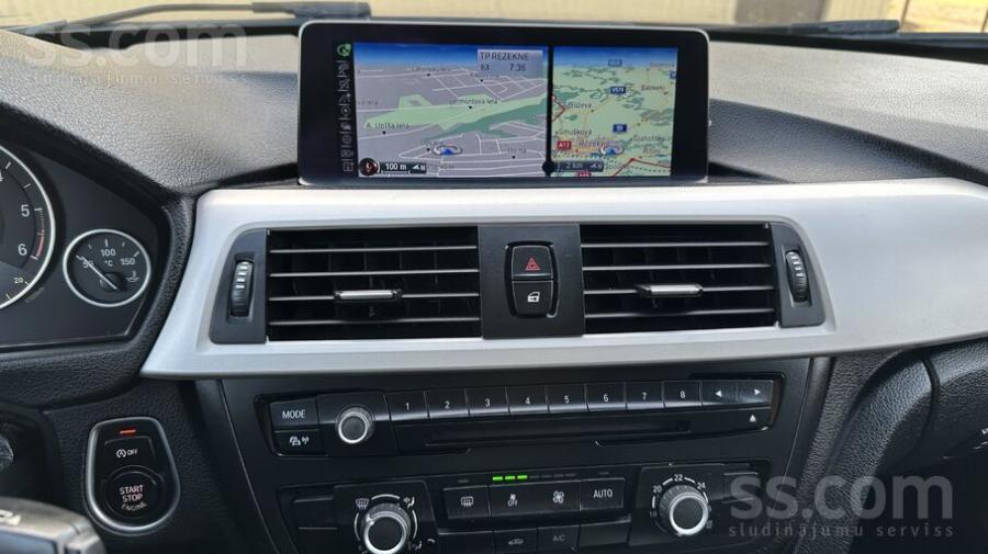 Black BMW 330 2014 in Rezekne, with an engine capacity of 3.00 L and mileage of 220 thousand km for 9750 €, photo 18 on AUTOMOTO.COM.LV