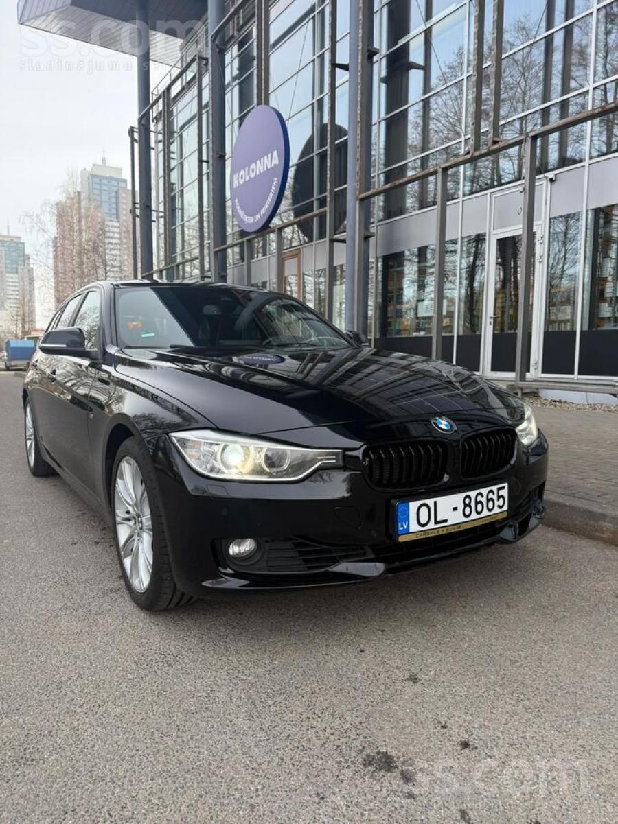 Black BMW 330 2014 in Riga, with an engine capacity of 3.00 L and mileage of 0 thousand km for 10500 €, photo 1 on AUTOMOTO.COM.LV