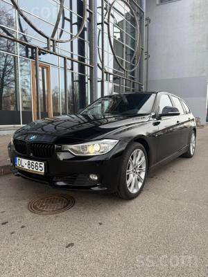 Black BMW 330 2014 in Riga, with an engine capacity of 3.00 L and mileage of 0 thousand km for 10500 €, photo 3 on AUTOMOTO.COM.LV