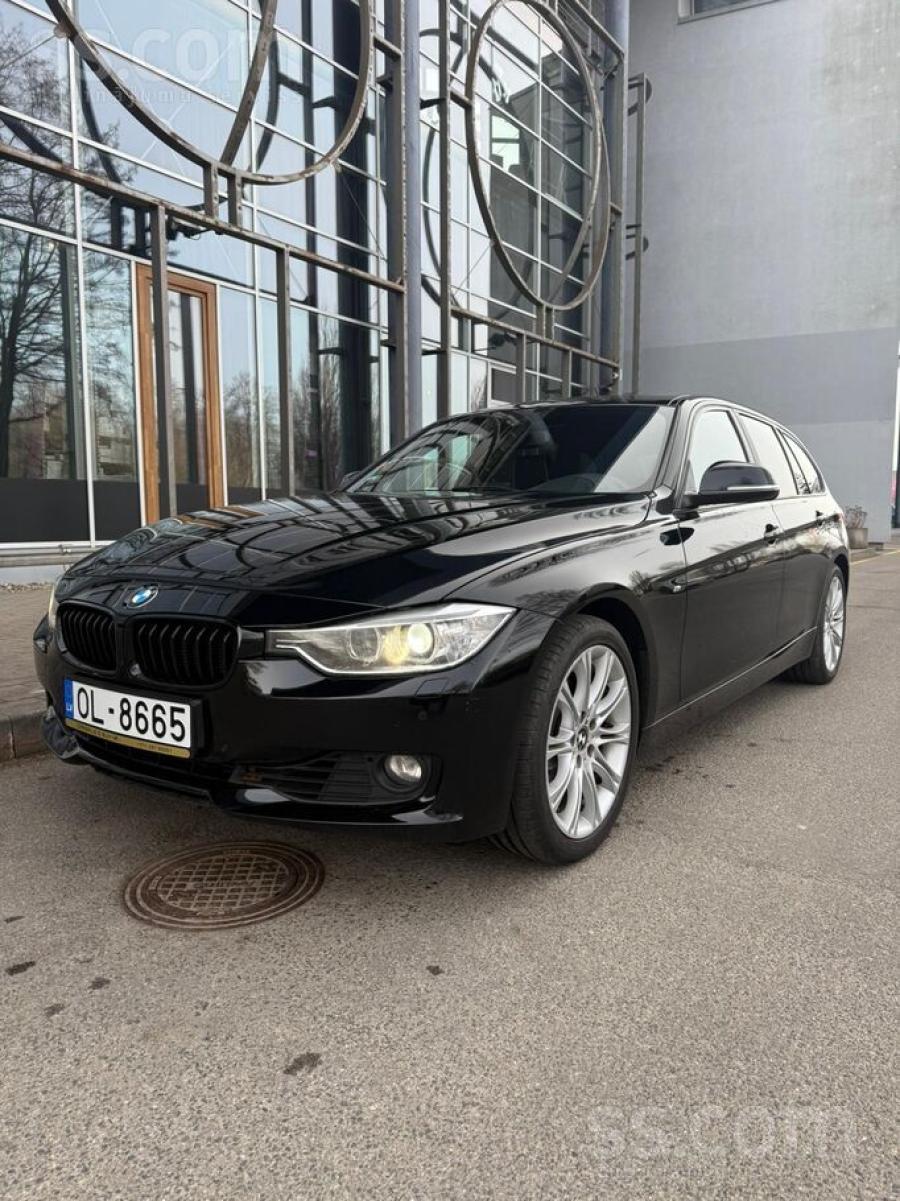 Black BMW 330 2014 in Riga, with an engine capacity of 3.00 L and mileage of 0 thousand km for 10500 €, photo 3 on AUTOMOTO.COM.LV