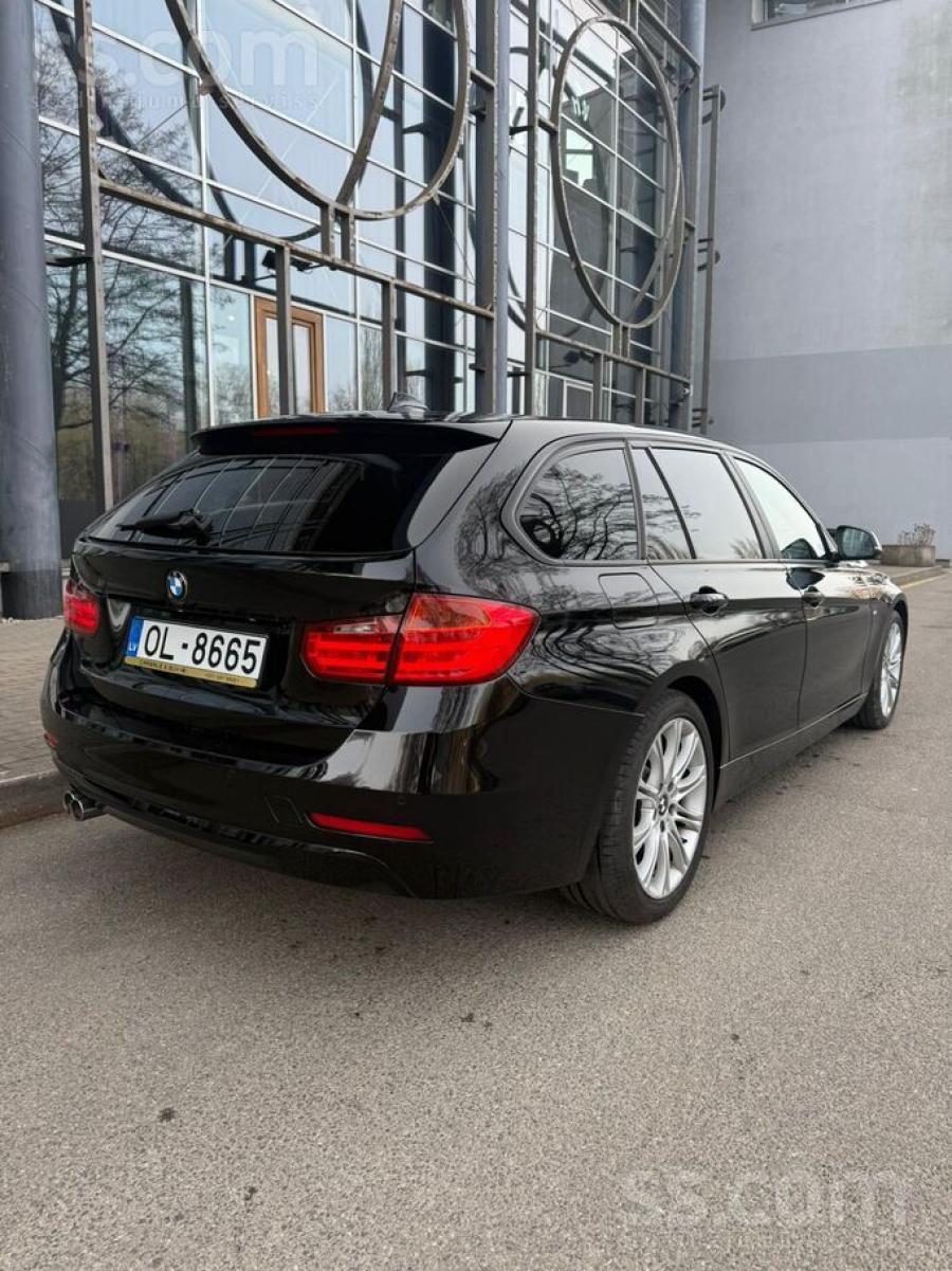 Black BMW 330 2014 in Riga, with an engine capacity of 3.00 L and mileage of 0 thousand km for 10500 €, photo 4 on AUTOMOTO.COM.LV