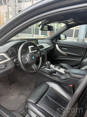 Black BMW 330 2014 in Riga, with an engine capacity of 3.00 L and mileage of 0 thousand km for 10500 €, photo 6 on AUTOMOTO.COM.LV