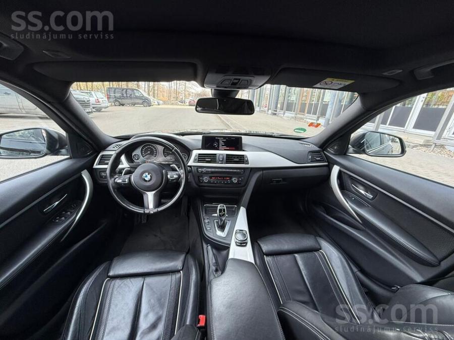 Black BMW 330 2014 in Riga, with an engine capacity of 3.00 L and mileage of 0 thousand km for 10500 €, photo 7 on AUTOMOTO.COM.LV
