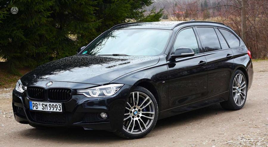 Black BMW 330 2014 in Kretinga, with an engine capacity of 2.99 L and mileage of 303 thousand km for 11999 €, photo 3 on AUTOMOTO.COM.LV