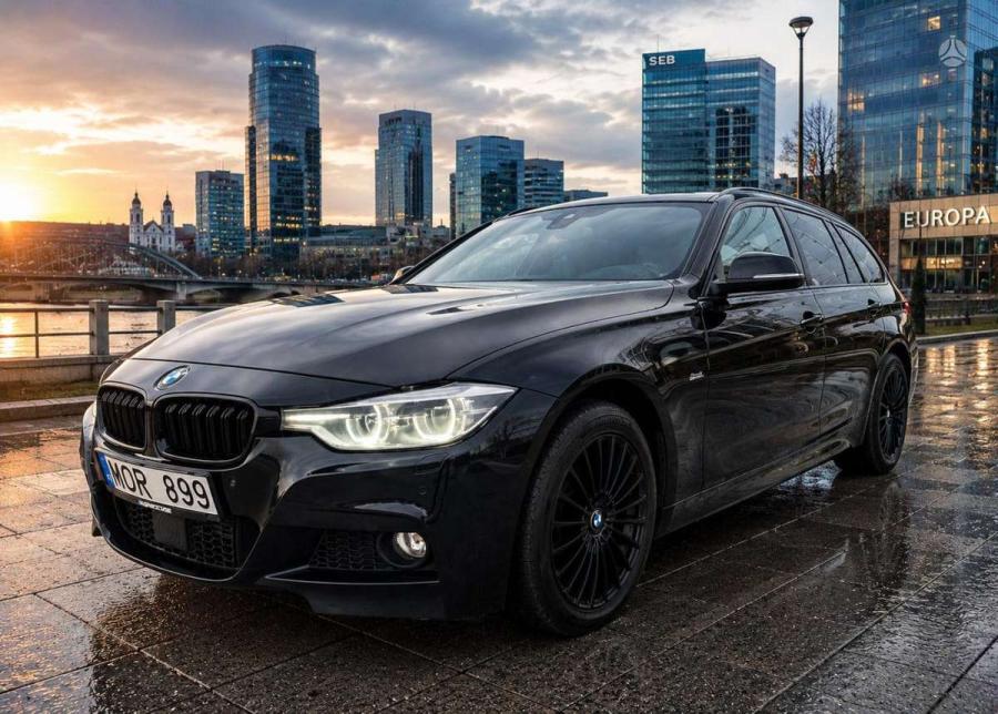 Black BMW 330 2014 in Vilnius, with an engine capacity of 2.99 L and mileage of 245 thousand km for 8990 €, photo 1 on AUTOMOTO.COM.LV