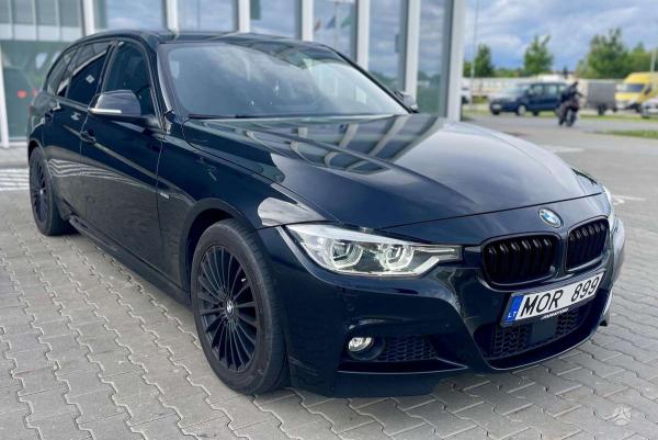 Black BMW 330 2014 in Vilnius, with an engine capacity of 2.99 L and mileage of 245 thousand km for 8990 €, photo 5 on AUTOMOTO.COM.LV