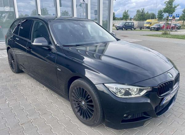 Black BMW 330 2014 in Vilnius, with an engine capacity of 2.99 L and mileage of 245 thousand km for 8990 €, photo 7 on AUTOMOTO.COM.LV